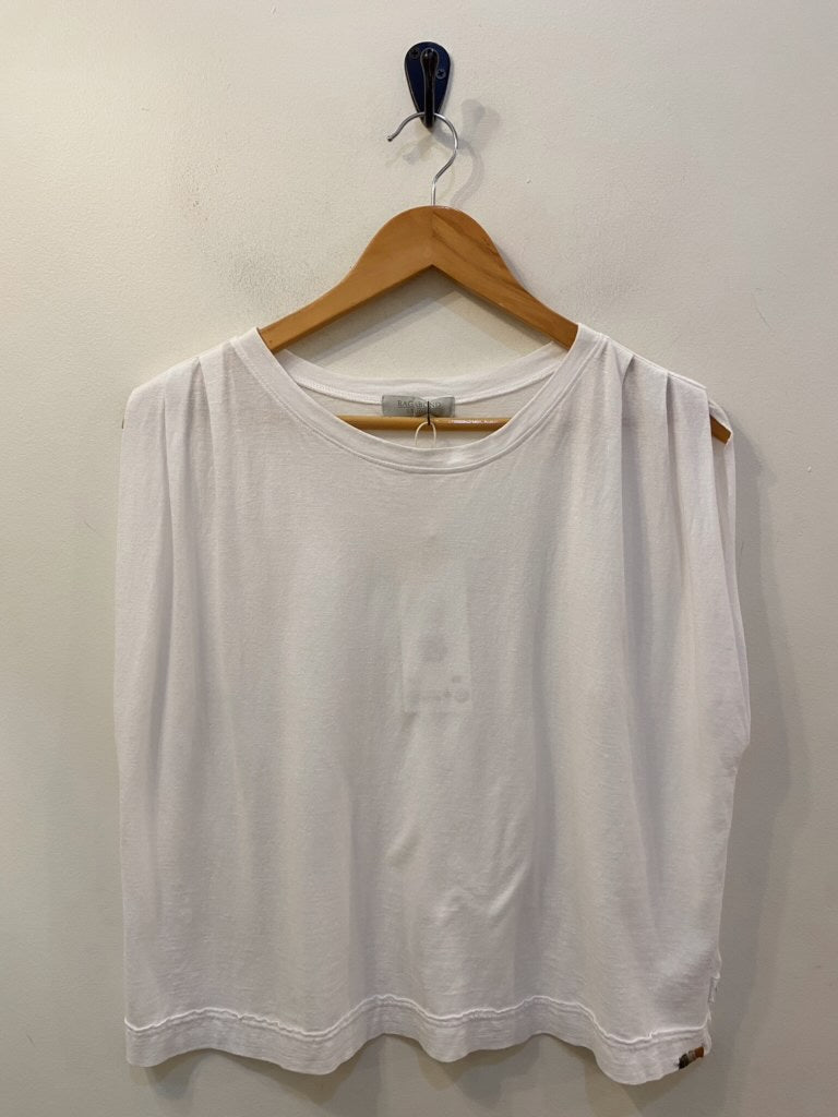 Jackie Pleated Shell l White — Shipwrecked Kauai